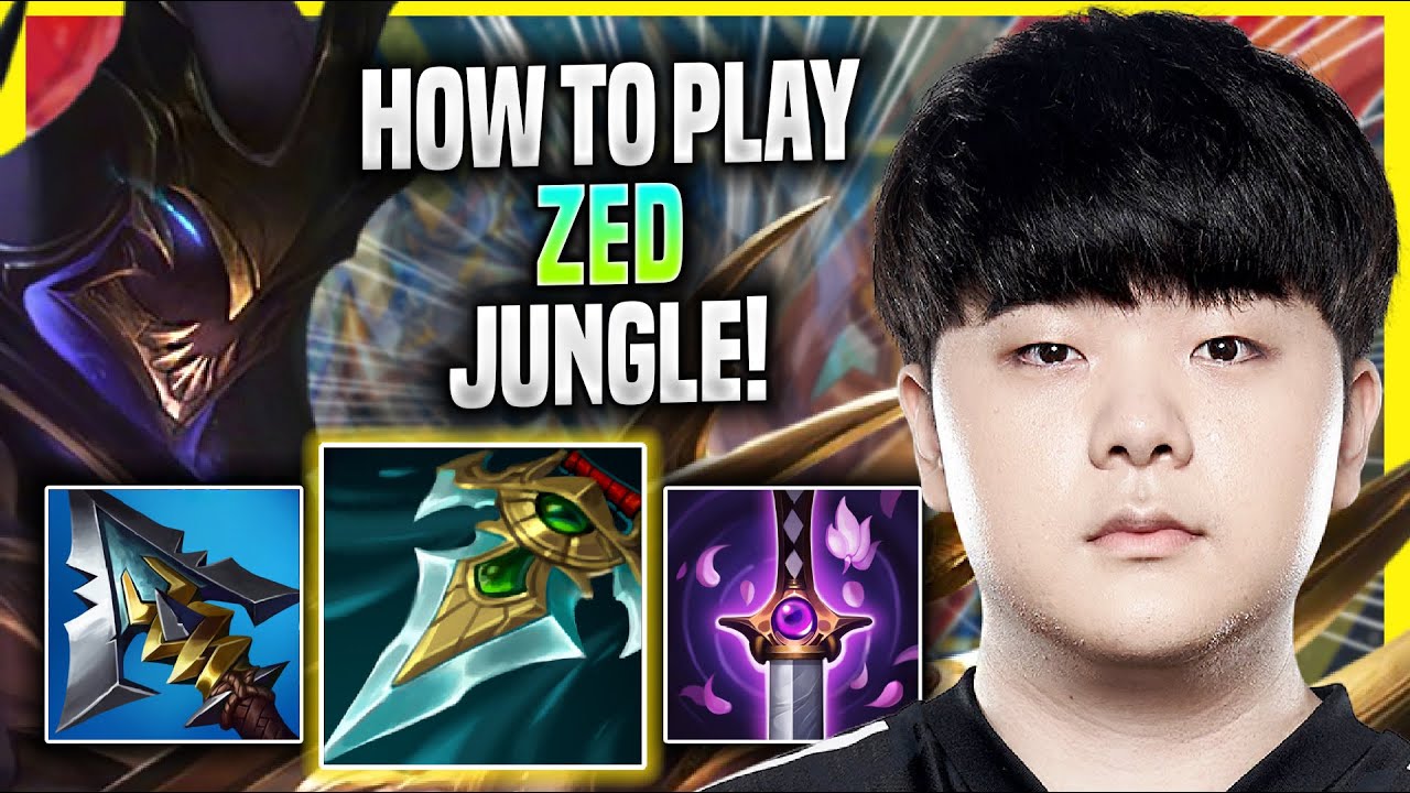 LEARN HOW TO PLAY ZED JUNGLE LIKE A PRO! - DK Canyon Plays Zed JUNGLE ...