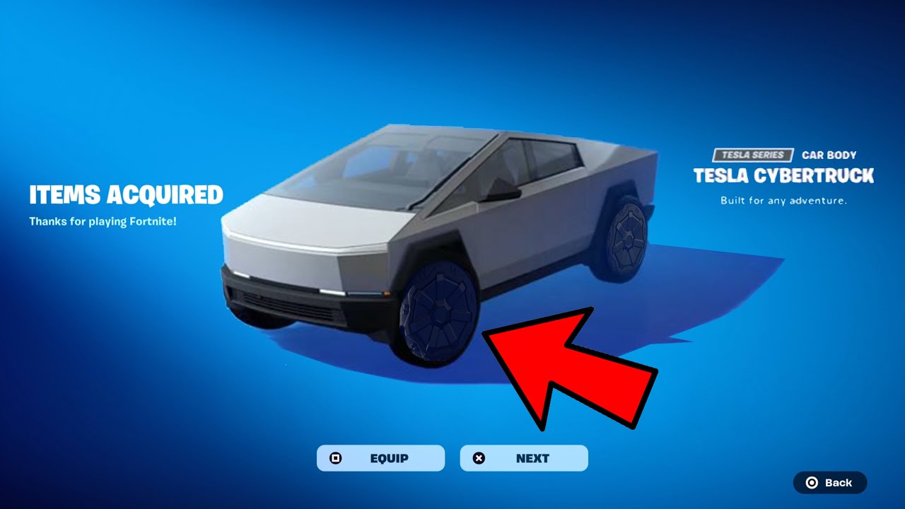 HOW TO GET TESLA CYBERTRUCK CYBER WHEELS EARLY IN FORTNITE! - YouTube