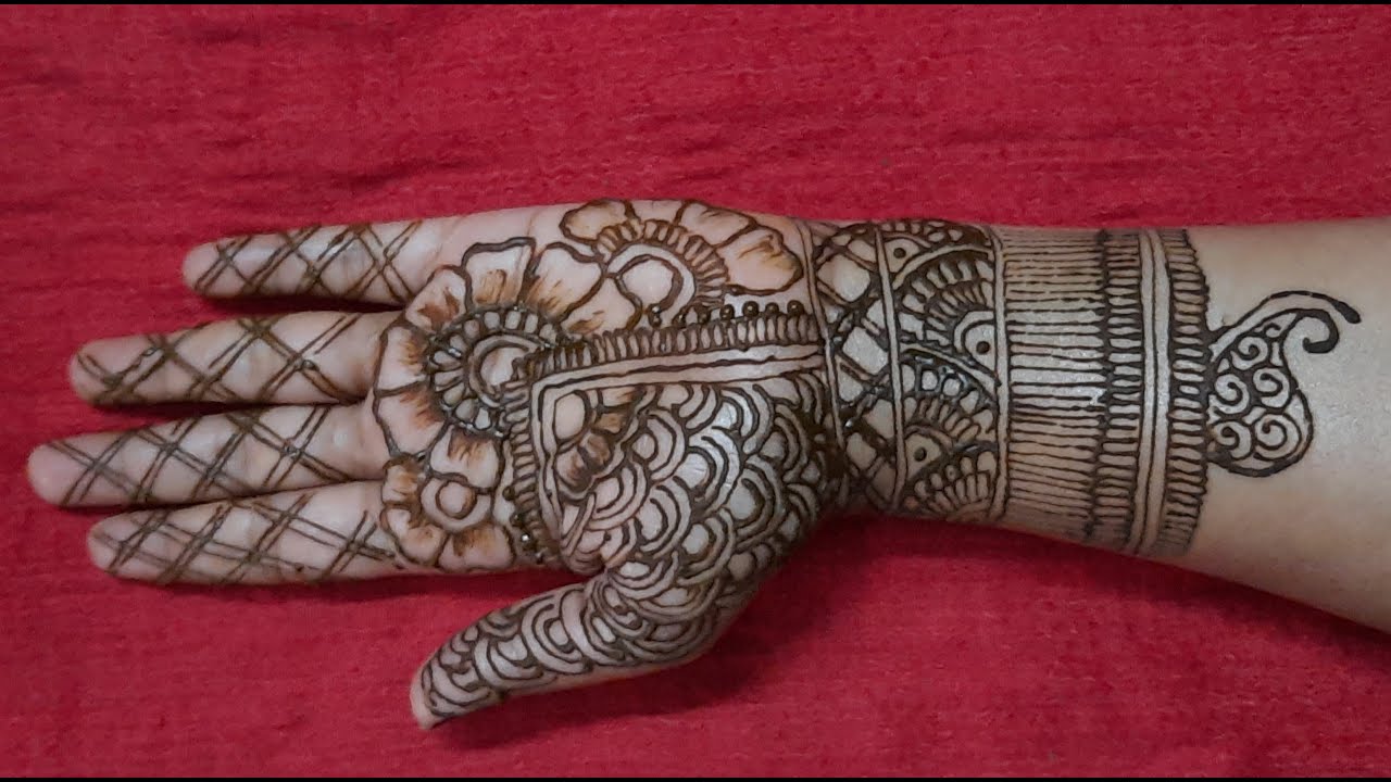 Simple and Easy Mehndi Art || Shaadi Mehndi || Dulhan Mehndi - YouTube
