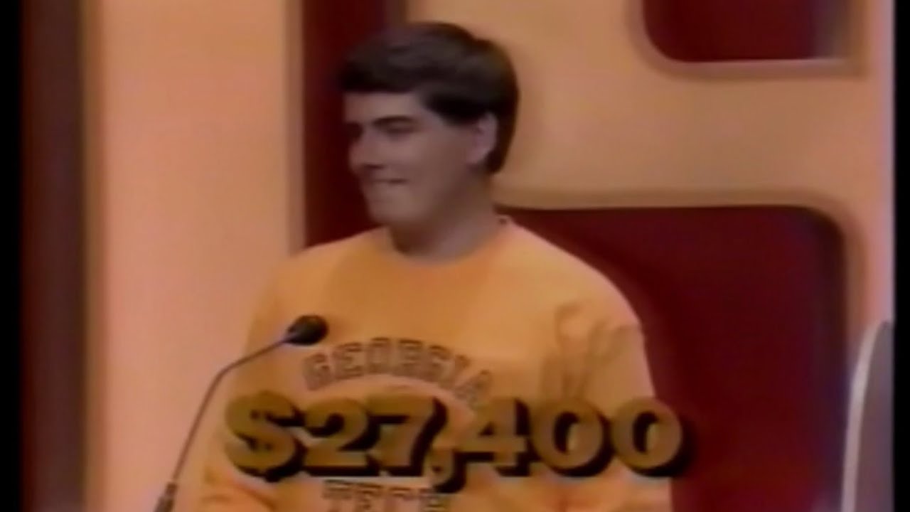 Final Jeopardy (5/17/1991): Scott Gillispie is the winner of the 1991 ...