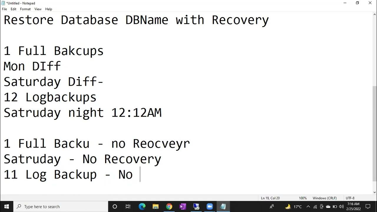 Sql DBA Batch 42 Class 65 Automation - YouTube