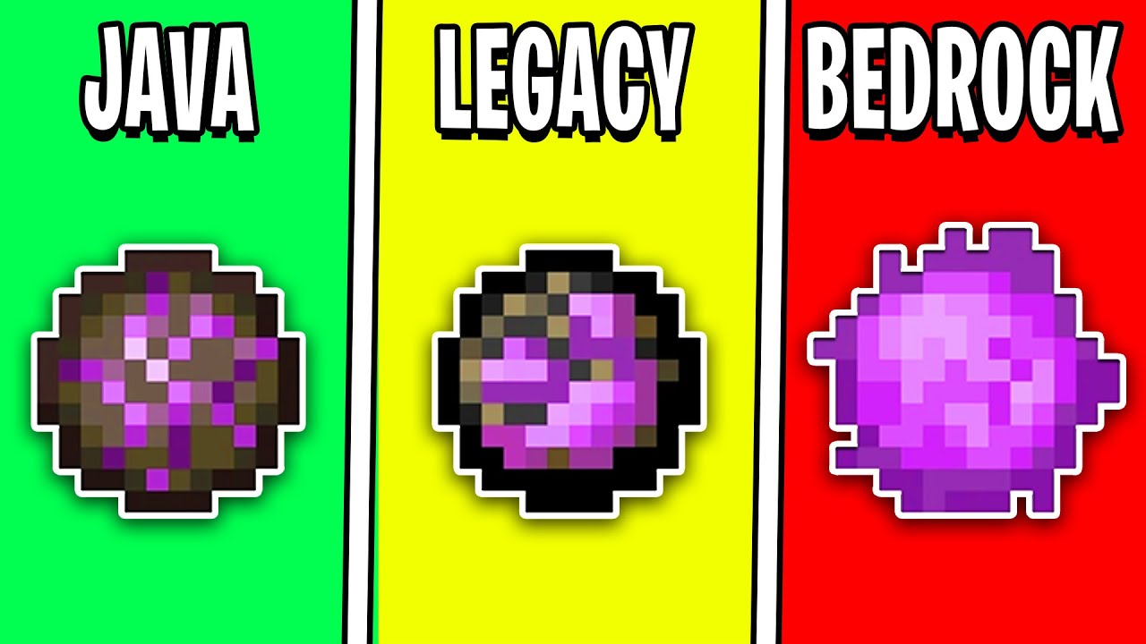 👉MINECRAFT LEGACY vs BEDROCK vs JAVA! ¡10 DIFERENCIAS QUE NO SABIAS ...