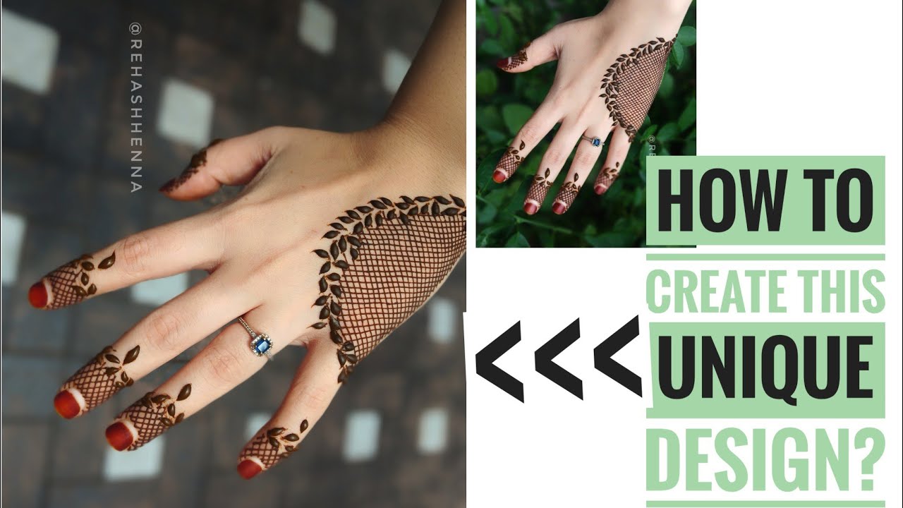 How to create this unique design!! - YouTube