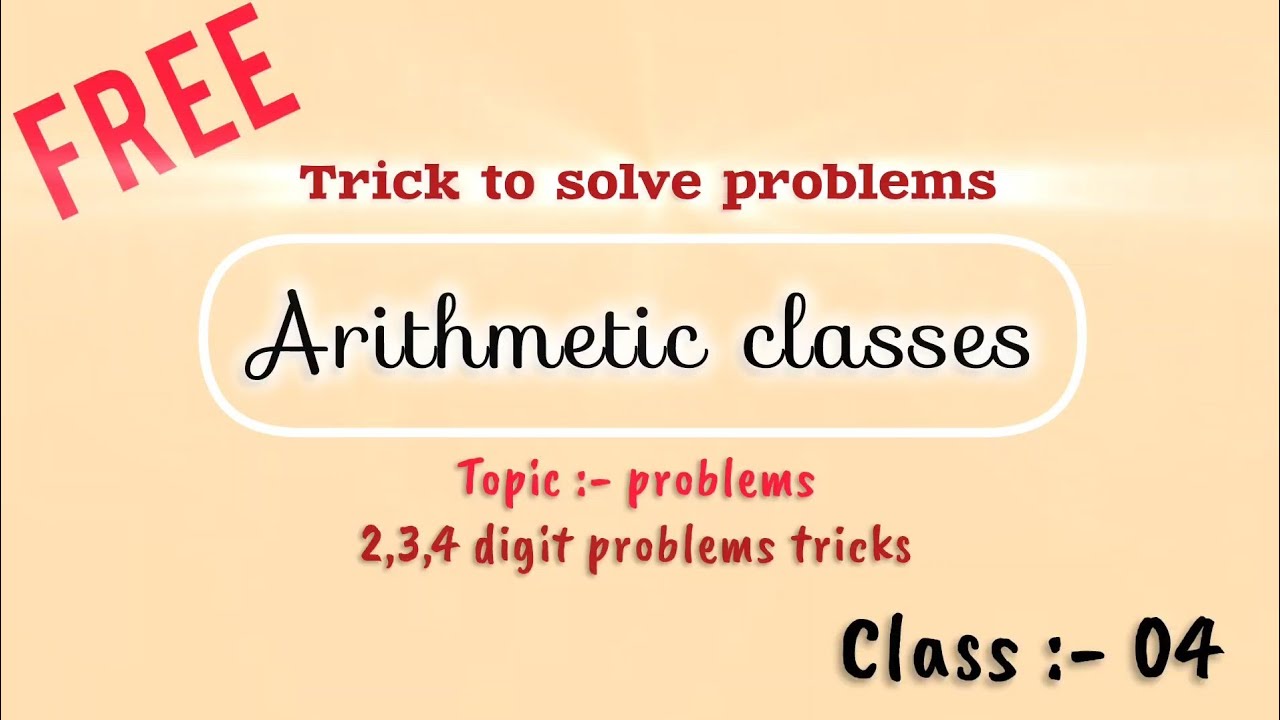 Arithmetic and basic math class ||SSC, Railway ,banking exams || class ...
