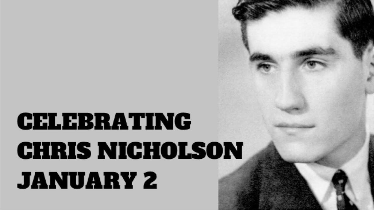 Celebrating Christopher Nicholson - January 02 - #365festivals - The ...