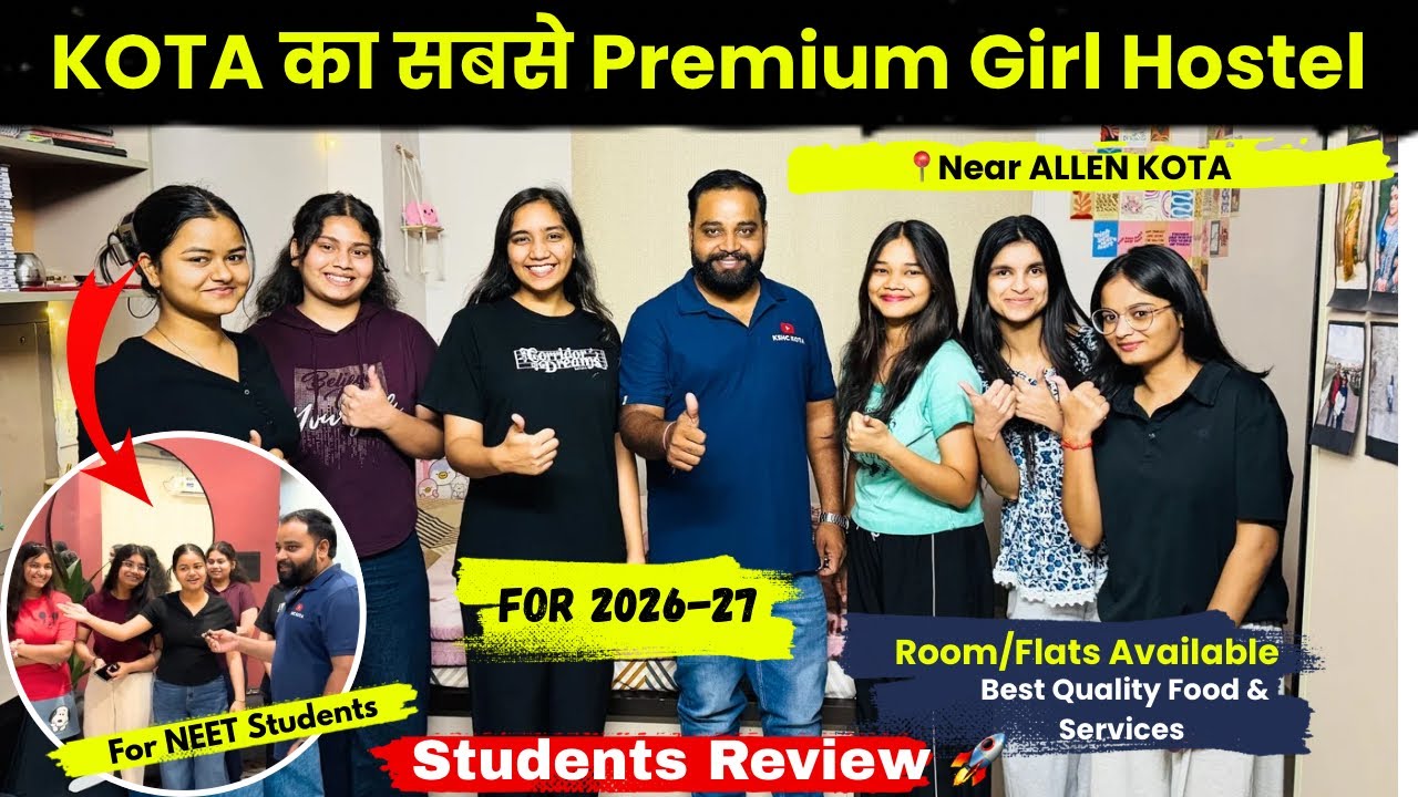 Best Girls Hostel in Kota Near Allen Supath | Luxury Hostel Tour ...