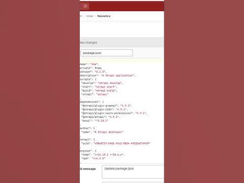 Strapi CMS update version using Gitlab auto deployment - YouTube