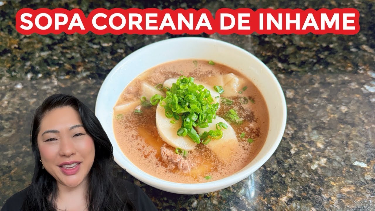 SOPA DE INHAME COREANO (Toran Guk) por Chef Helena Jang - YouTube