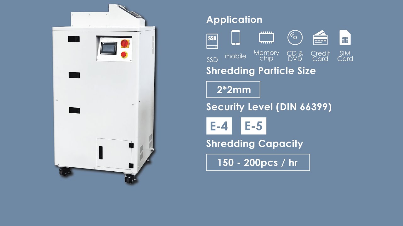 DataExpert Flash, SSD & Mobile Phone Shredder - Shredding hard disk ...