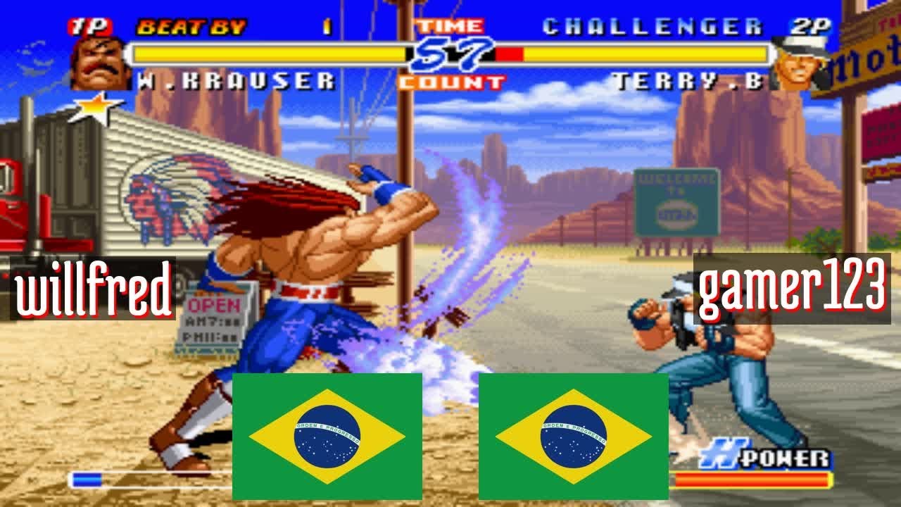 FT10 @rbff2h: willfred (BR) vs gamer123 (BR) [Real Bout Fatal Fury 2 ...