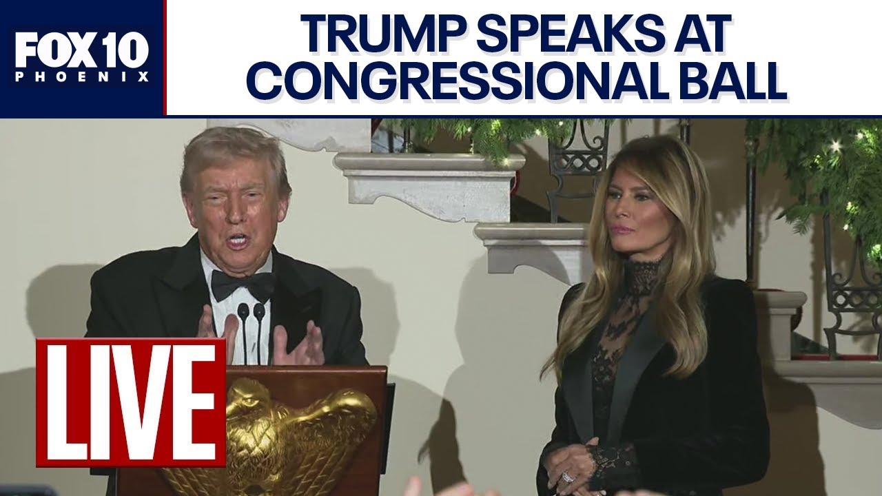 🔴 LIVE: President Delivers Remarks at Congressional Ball | FOX 10 ...