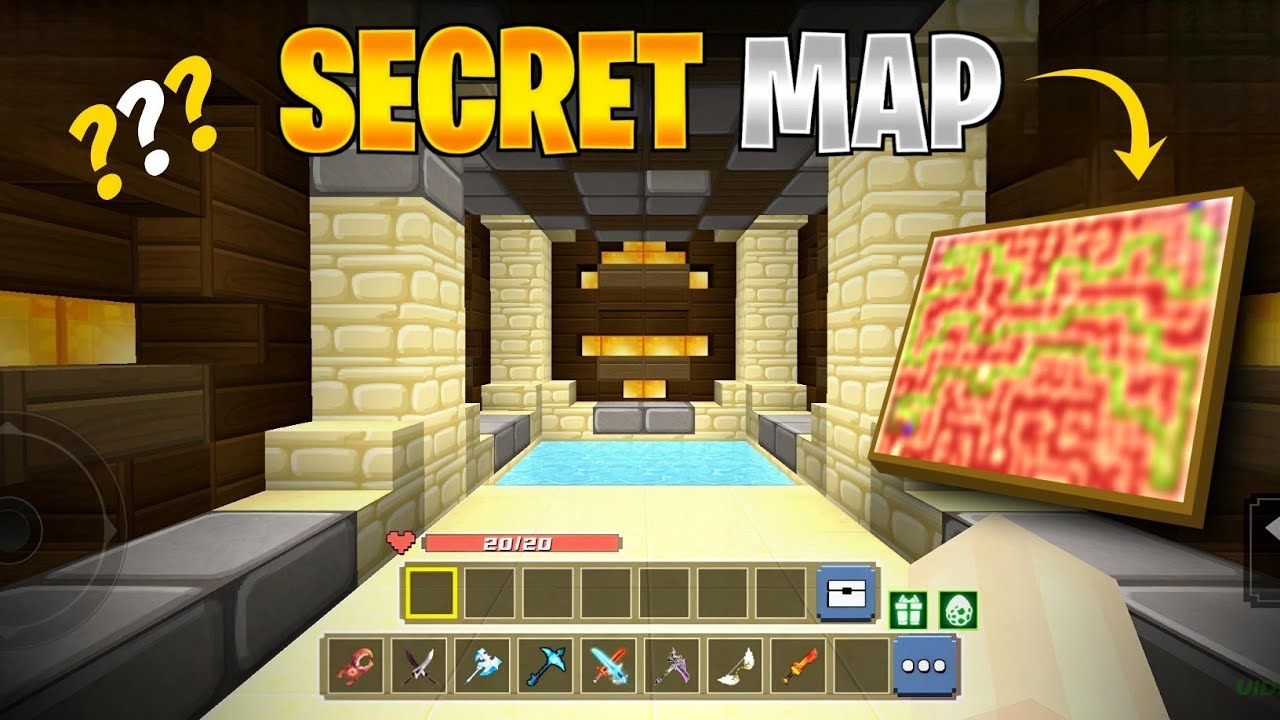 How to Solve Lobby Maze (Secret Map) | Blockman Go Bedwars - YouTube