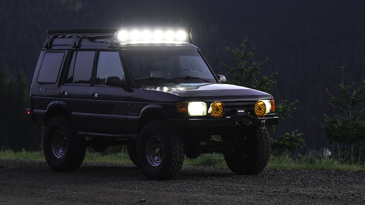 Installing MaXpeedingRods new 3.5" LED Light Pods on my Land Rover ...