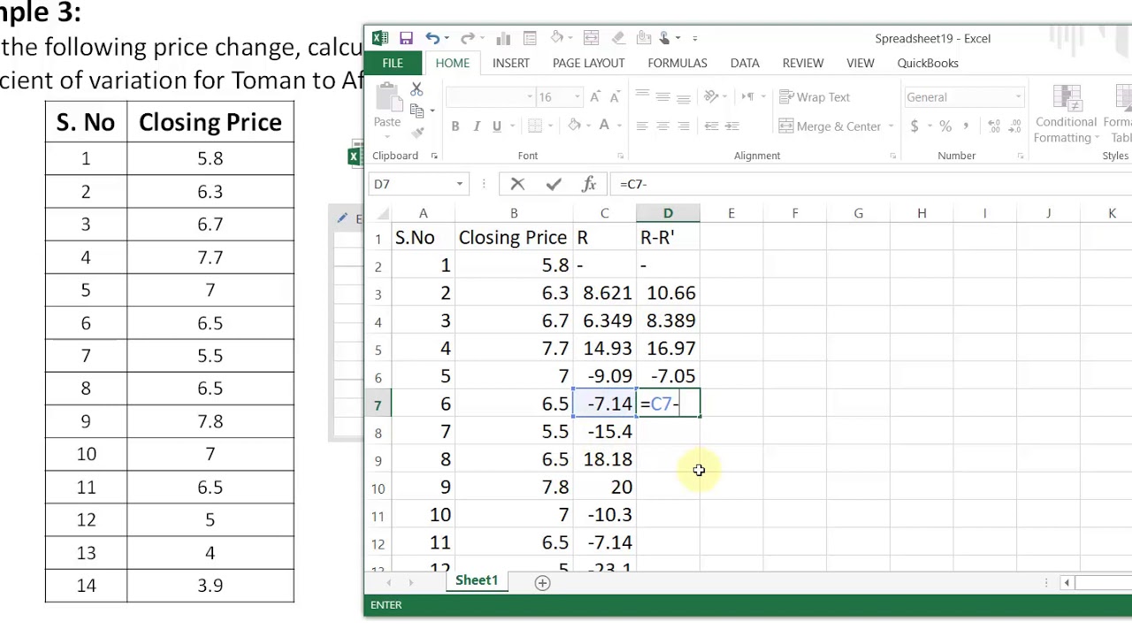 Lecture 43: Standard Deviation Example 3 - YouTube