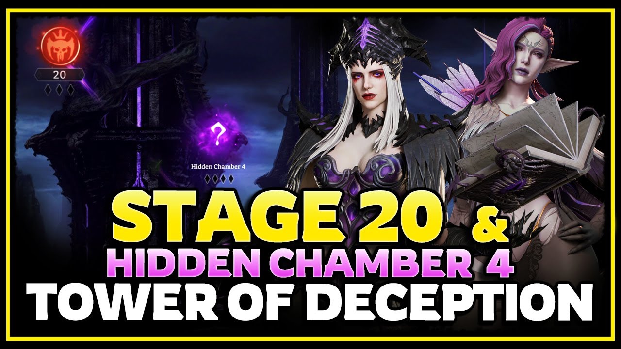 Stage 20 & Hidden Chamber 4🔹 Tower of Deception🔸Full Playthrough ...