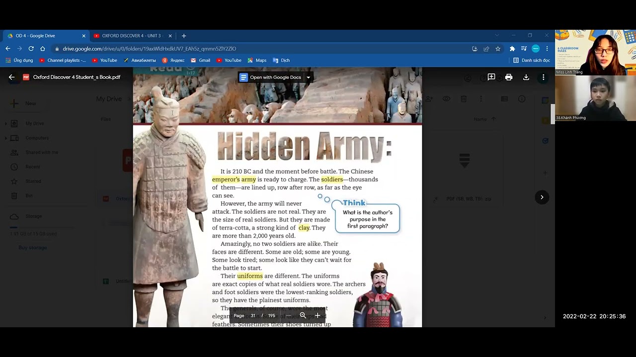 Class 3C_Unit 4: read_22/2/2022 - YouTube