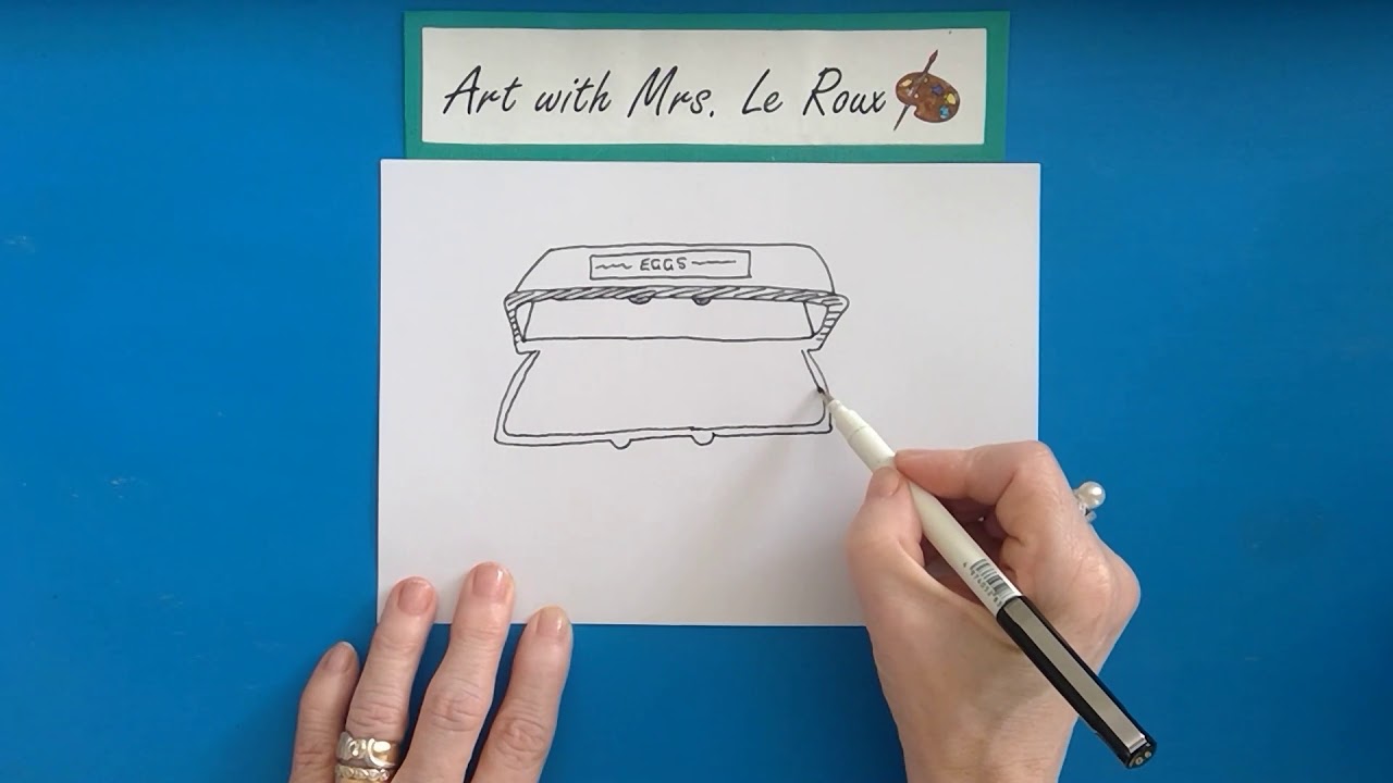 Carton Of Eggs Drawing