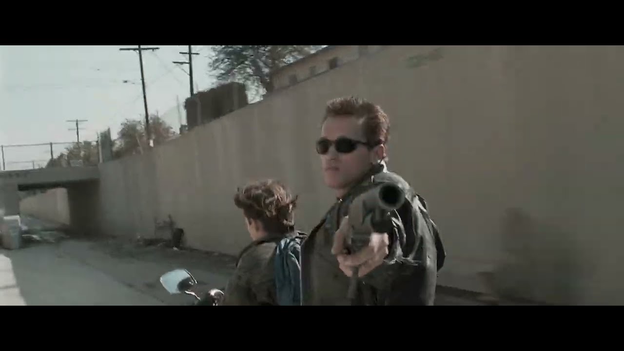 [60FPS] Terminator 2 - Storm drain chase - YouTube