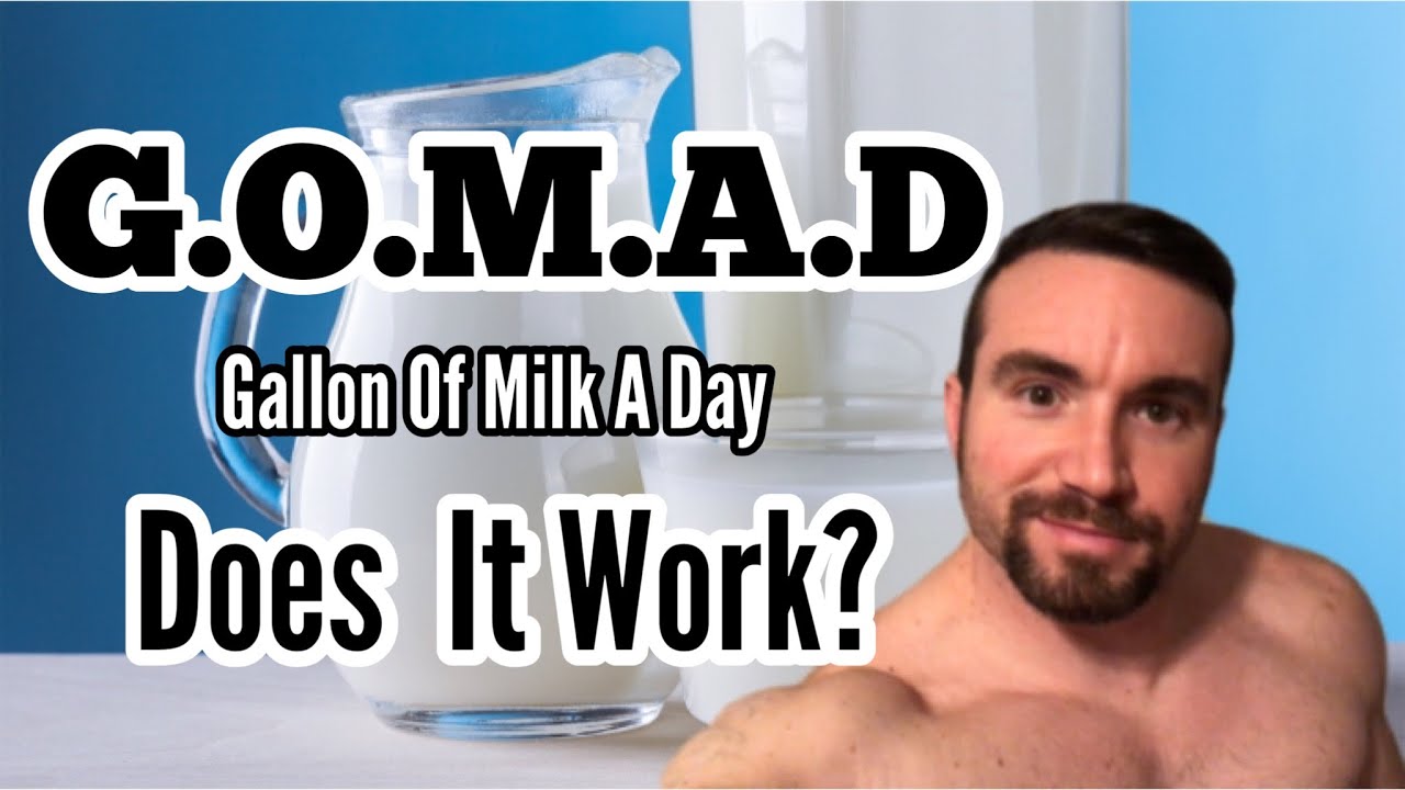 GOMAD..... gallon of milk a day. Extreme weight gain diet. - YouTube