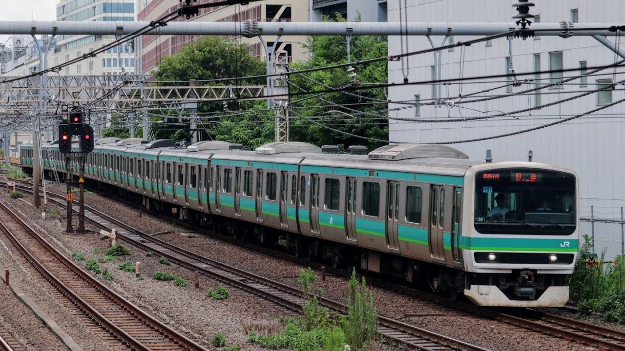 【JR東】E231系マト101編成 東京総合車両センターへ入場回送 - YouTube