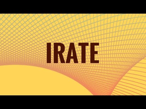 Irate -Meaning, Explanation , Use in Sentence , How say Irate - YouTube