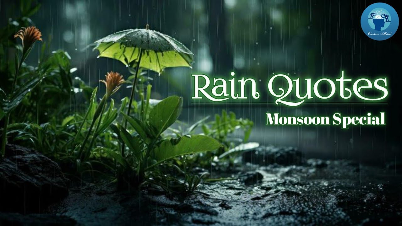 Monsoon Special | Rain Captions | Life Quotes | Motivation - YouTube
