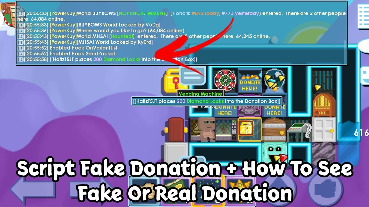 Script Fake Donate!! + Cara Mengatasi/Mengetahui Fake Donation! - YouTube