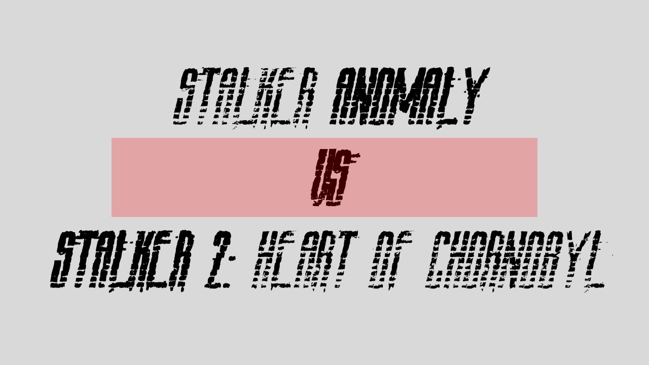 O Futuro do Stalker ANOMALY vs Stalker 2 - YouTube