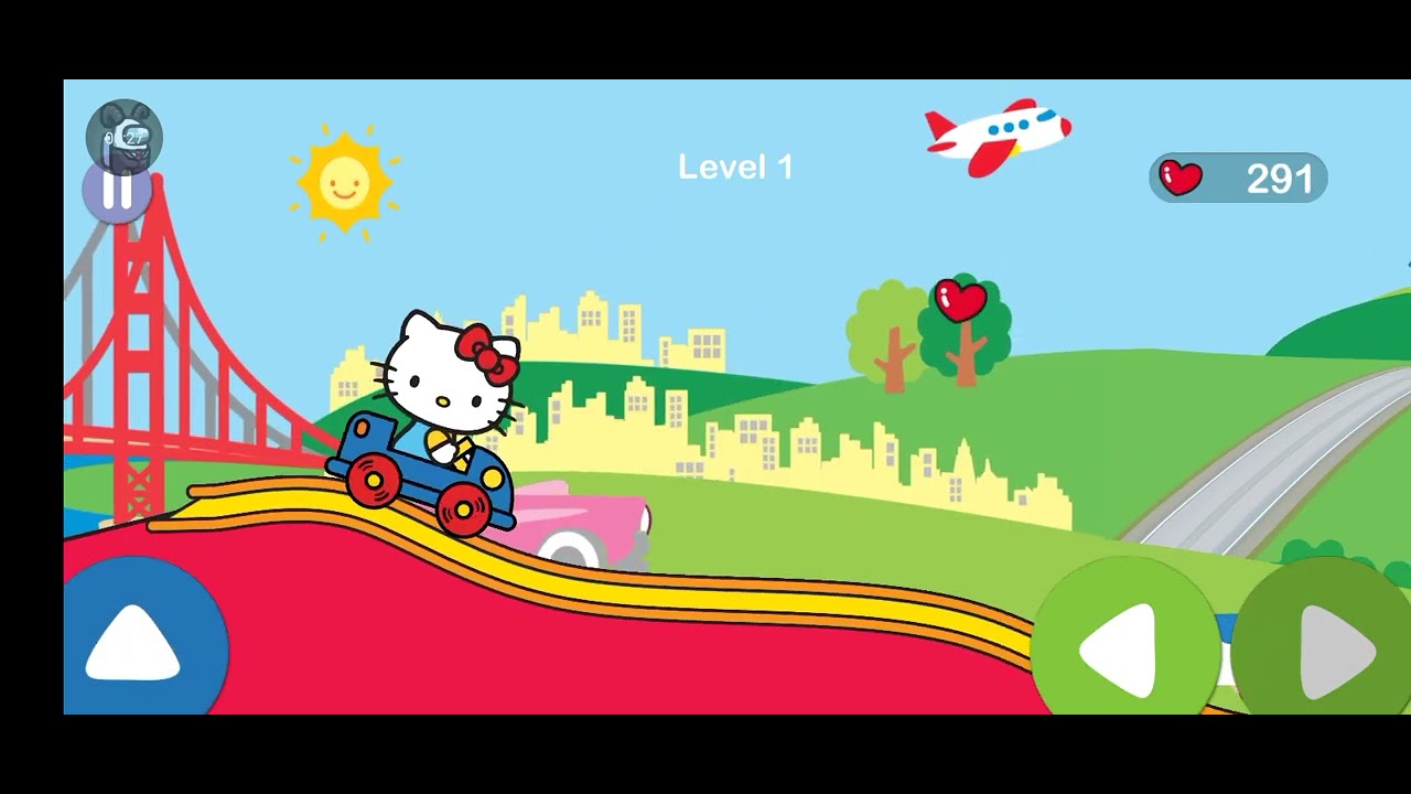 hello kitty racing "level 1" gameplay (sweet games play) - YouTube