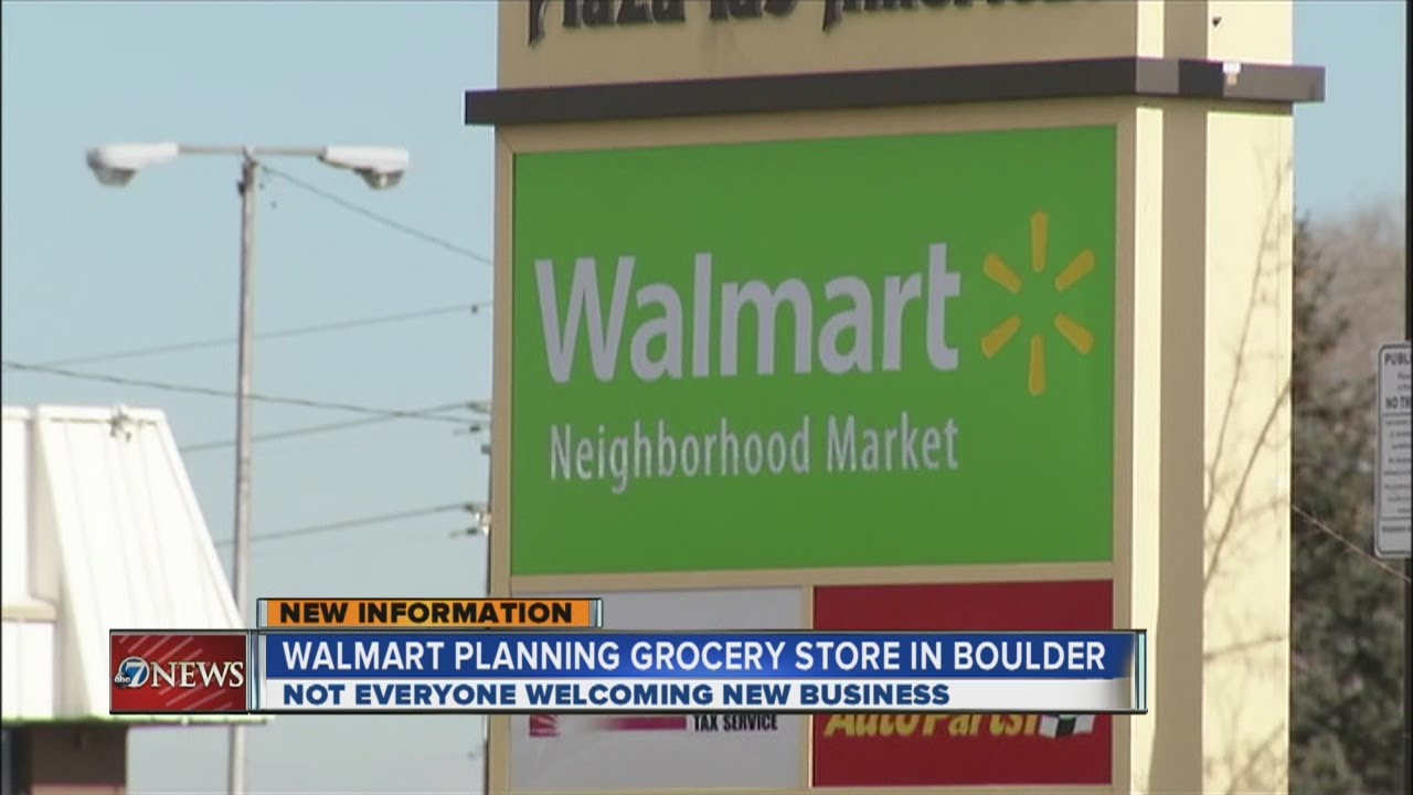 Walmart plans grocery store in Boulder - YouTube