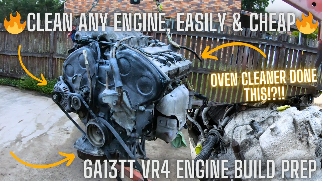 VR4 LEGNUM 6A13TT ENGINE BUILD PREP - CHEAP, EASY & EFFECTIVE!! - YouTube