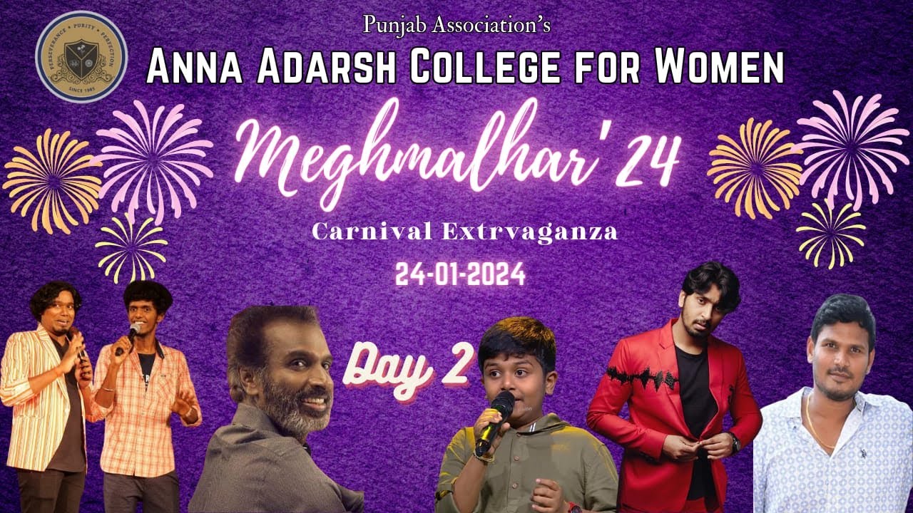 Meghmalhar 2024 January 24,Anna Adarsh College for Women - YouTube