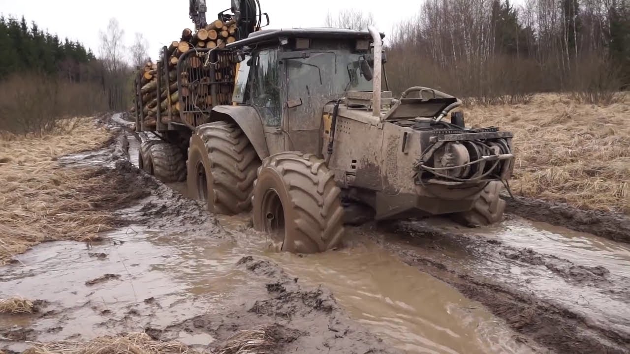 [Ultimate Challenge] Tractors and Machines Conquering Timber Extraction ...