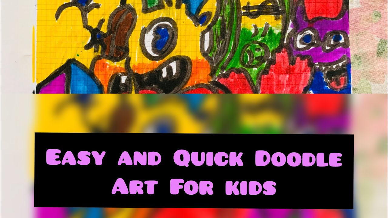 Easy and Quick Doodle Art for Kids || Shanart - YouTube