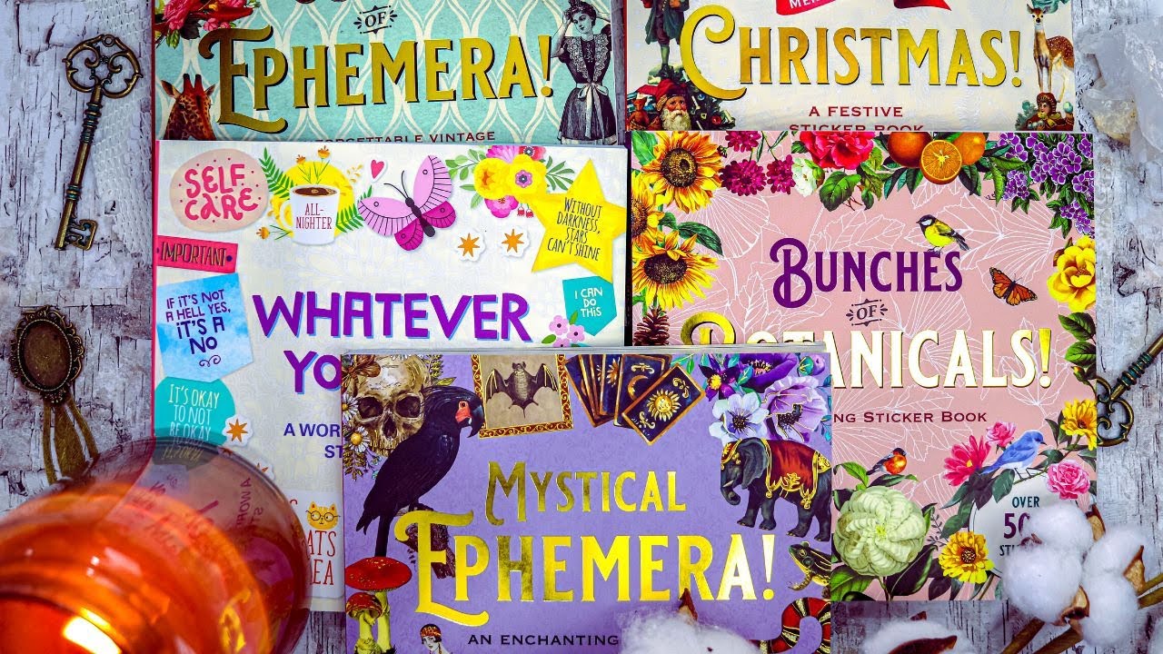1000s of Vintage Stickers 📖: 5 Sticker Books Flip Through - YouTube