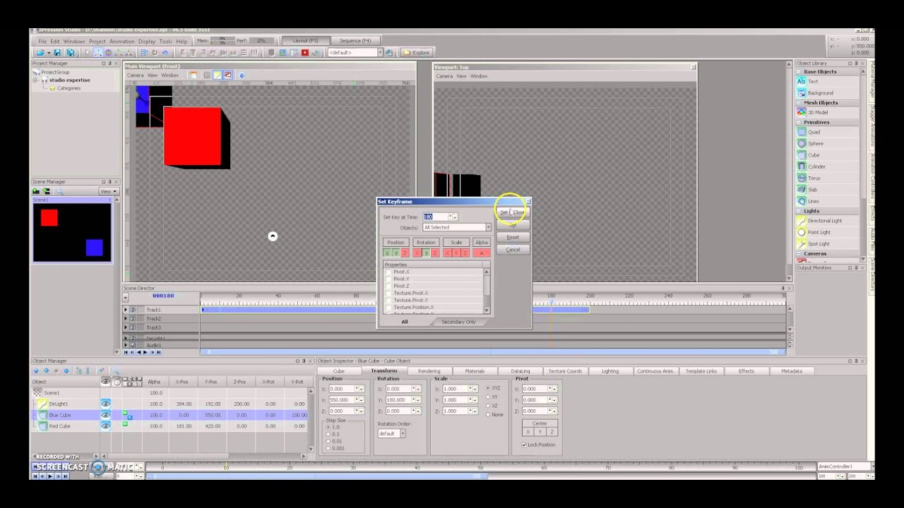 Key Frame Animation Basics- Xpression - YouTube