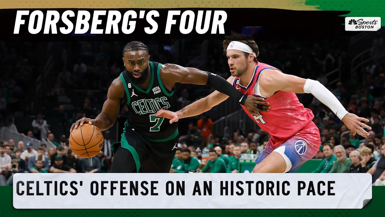 Numbers suggest the Celtics' offense could be the best in NBA history ...