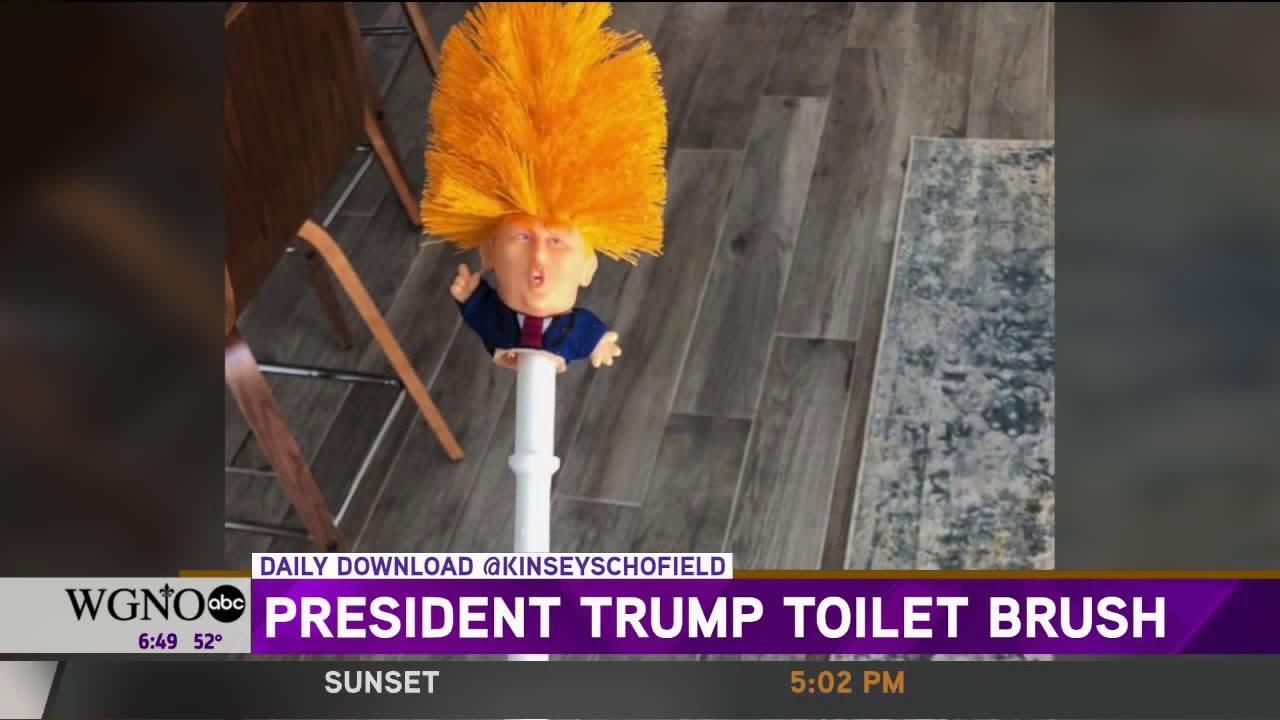 Who would buy a President Trump toilet bowl brush - YouTube