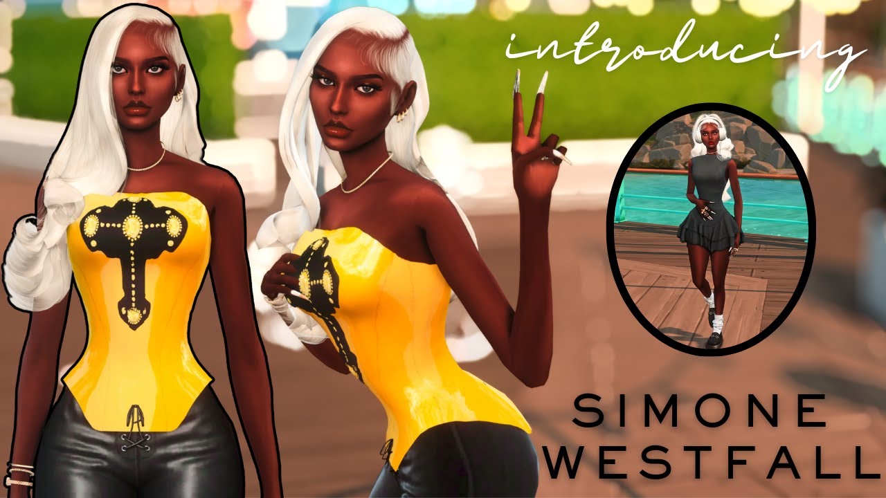 Introducing Simone Westfall | Create-A-Sim (The Sims 4) - YouTube