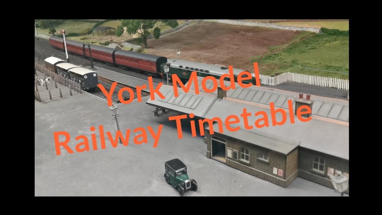Yorkshire Model Railway Timetable - YouTube