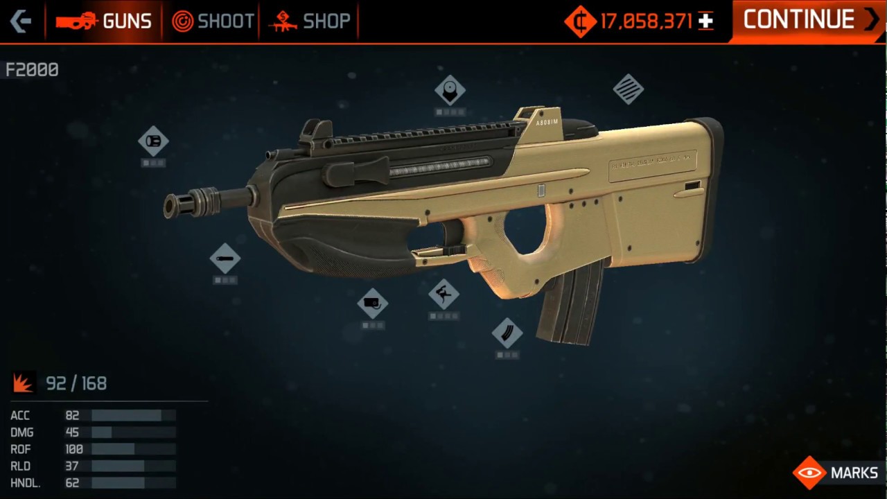 Gun Master 2 Gameplay Fully Upgrade F2000 HD - YouTube