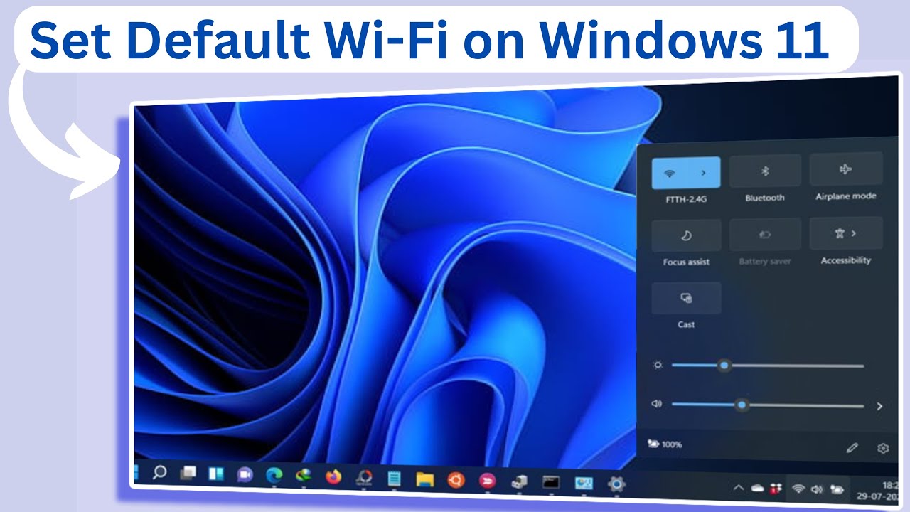 How to Set Default Wi-Fi on Windows 11 - YouTube