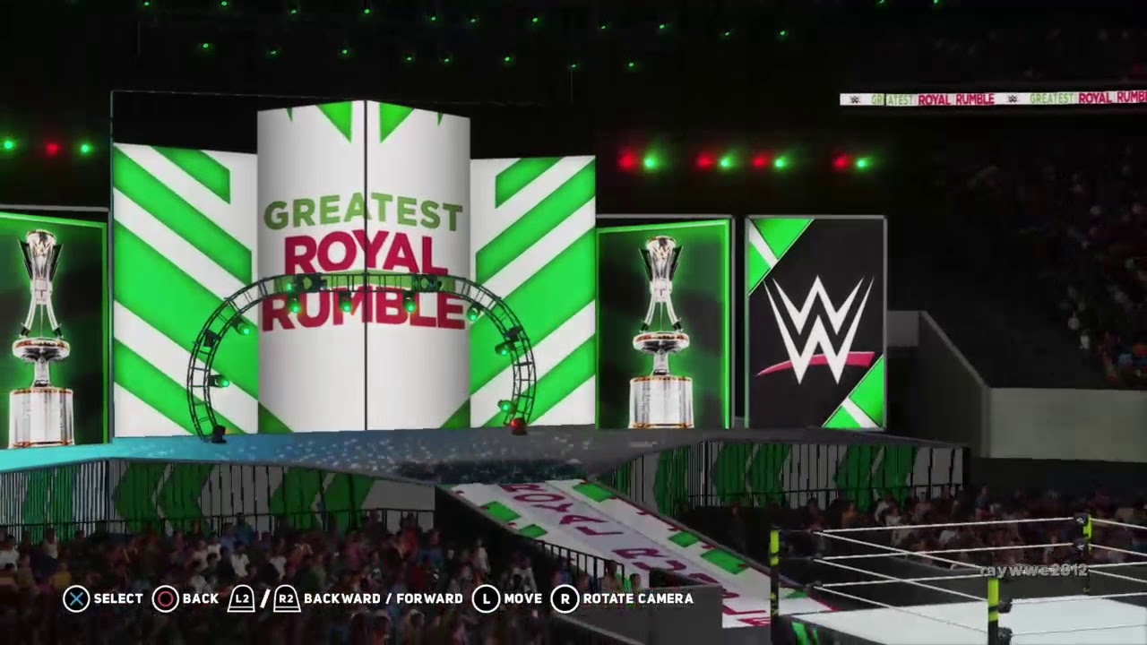 WWE 2K18 WWE Greatest Royal Rumble actually Arena - YouTube