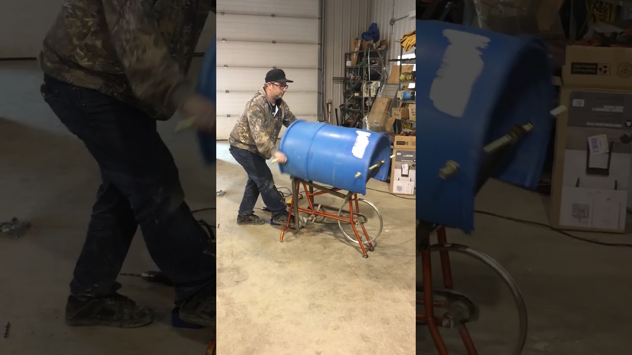 Bucking machine - YouTube