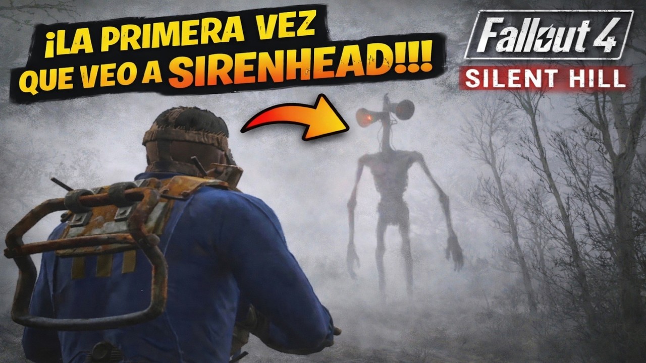 LA PRIMERA VEZ QUE VEO A SIRENHEAD!!! FALLOUT 4 MODS SILENT HILL ...