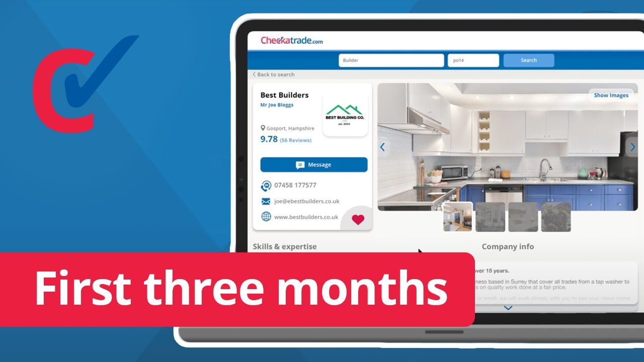 Checkatrade - What to expect in your first three months - YouTube