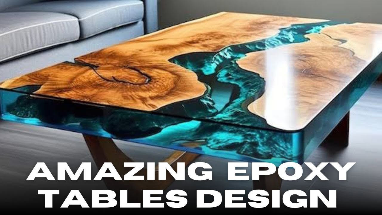 Epoxy Resin Amazing table design aideas | amazing dining table designs ...