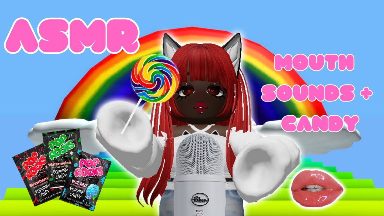 Roblox ASMR ~ relaxing Mouth Sounds + Candy 🍭 (NO TALKING) - YouTube