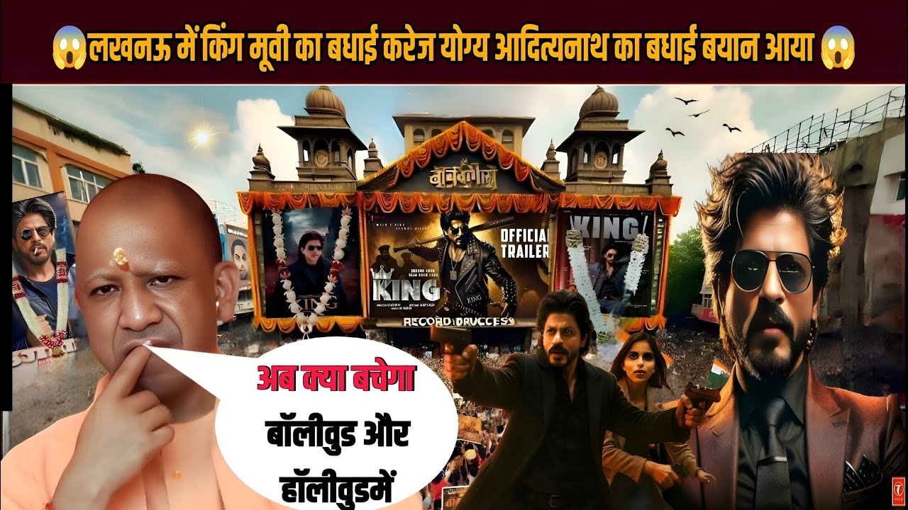 Lucknow main King movie ka badai craze yogya adityanath ka Bada bayan ...