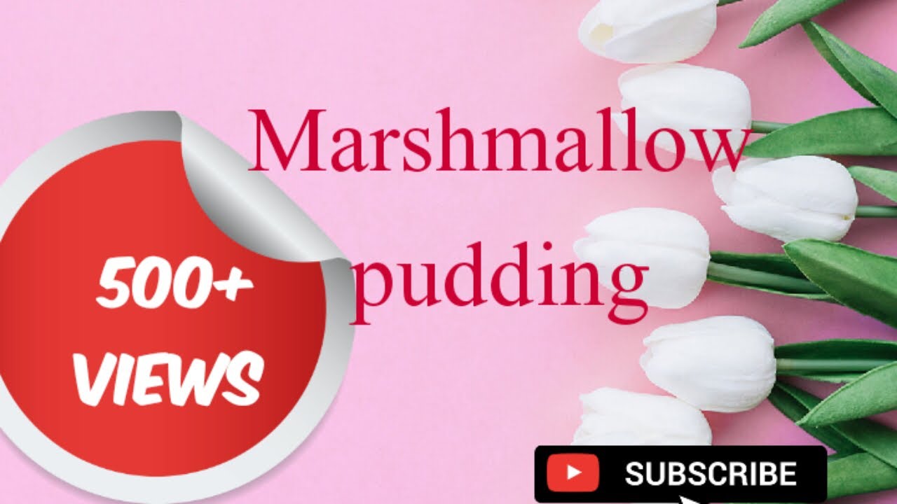 Marshmallow pudding - YouTube